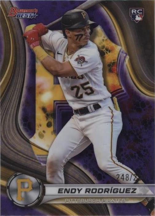 2024 Bowman's Best - Endy Rodriguez #51 Purple Refractor /250 (RC) for ...