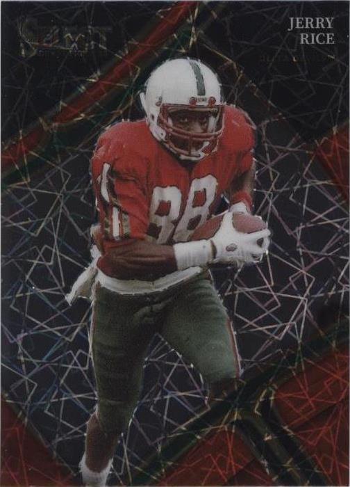 2023 Panini Select Draft Picks - Field Level Jerry Rice #194 Red Lazer ...