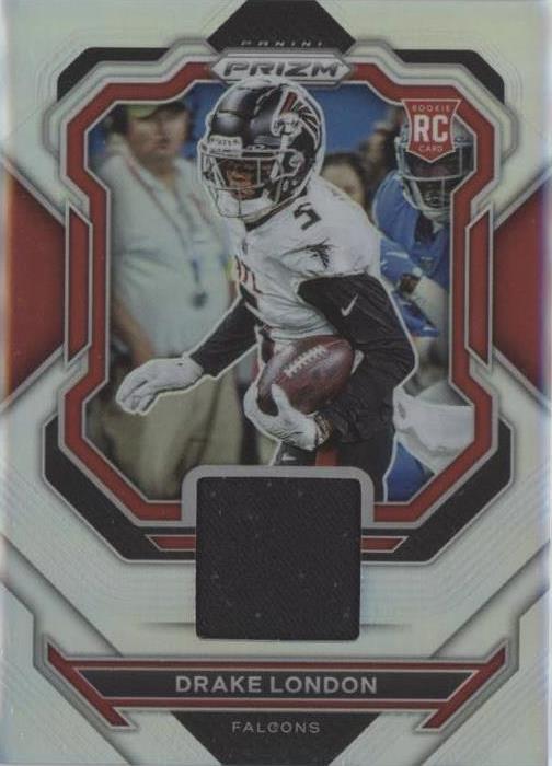 2022 Panini Prizm - Premier Jerseys #PJ-DL Drake London (MEM, RC) for ...