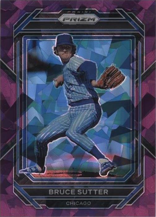 2023 Panini Prizm - Purple Ice Prizm #284 Bruce Sutter for sale online ...