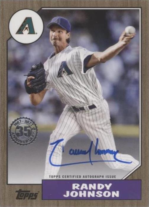 2022 Topps Series 1 - 1987 Topps Baseball Autographs Gold #87BA-RJ ...