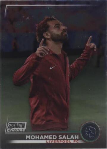 2022-23 Topps Chrome UEFA Blue Ice Mohamed Sala #71 2022-23 Topps Chrome UEFA Blue Ice Mohamed Sala #71