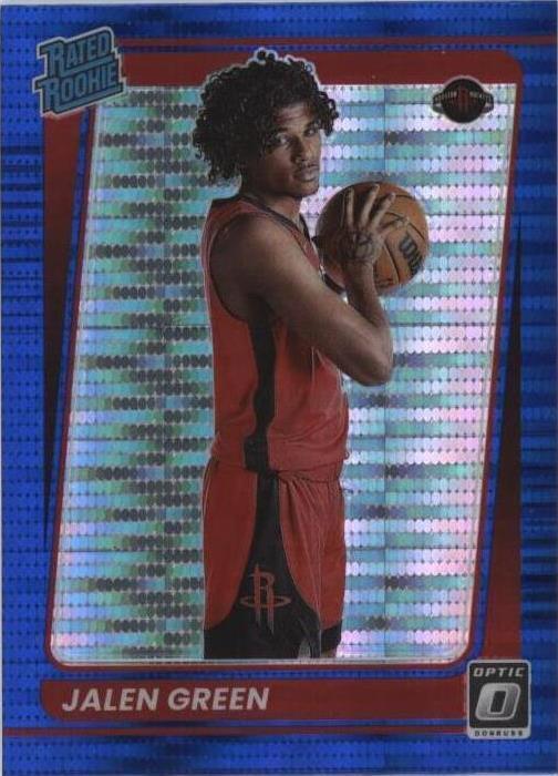2021-22 Panini Donruss Optic - Rated Rookie Jalen Green #159 Blue Pulsar Prizm (RC) for sale ...