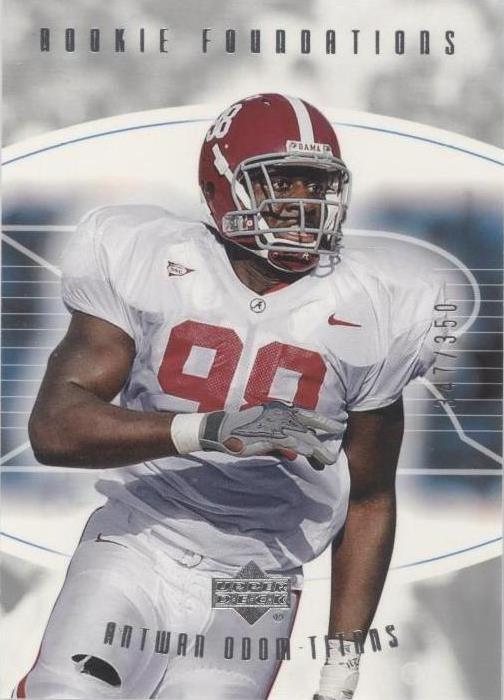 2004 Upper Deck Foundations - Rookie Foundations #166 Antwan Odom /350 ...