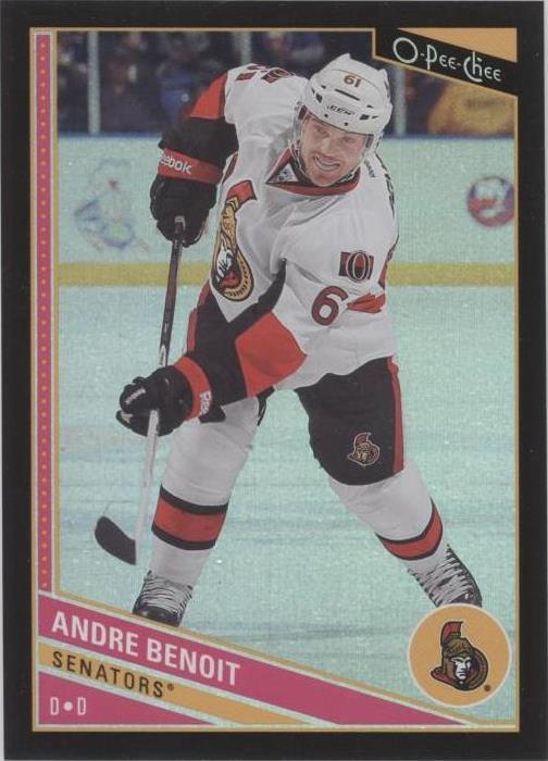 2013-14 O-Pee-Chee - Black Rainbow Foil #273 Andre Benoit /100 for sale online | eBay
