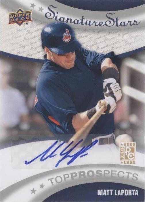 2009 Upper Deck Signature Stars - Top Prospects #190 Matt LaPorta (AU) for sale online | eBay