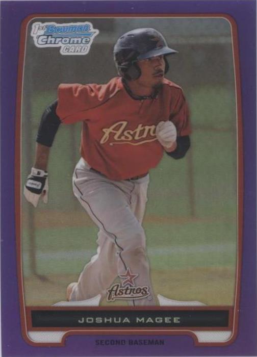 2012 Bowman Chrome - Prospects Purple Refractor #BCP187 Joshua Magee /199 (RC) for sale online ...