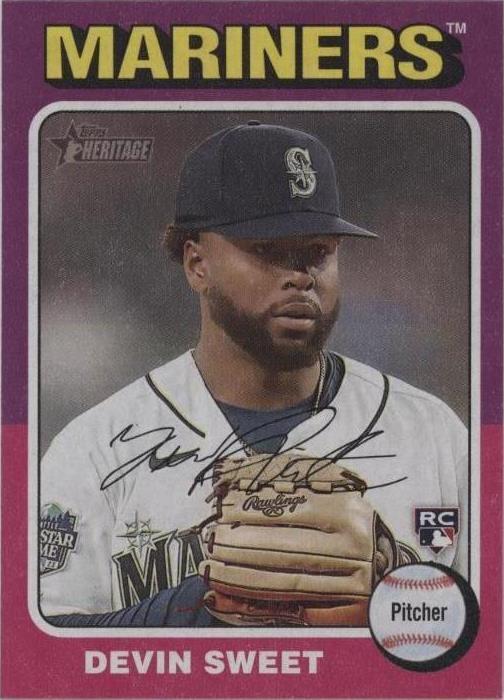 2024 Topps Heritage - Rookies Devin Sweet #242 Flip Stock (RC) for sale ...