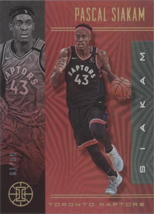 2019-20 Panini Illusions - Trophy Collection Red #91 Pascal Siakam /99 ...