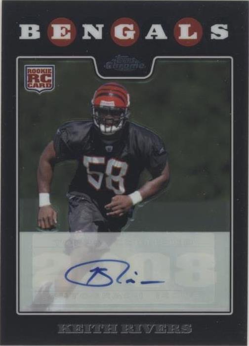 2008 Topps Chrome - Keith Rivers #TC252 Rookie Autographs (AU, RC) for ...