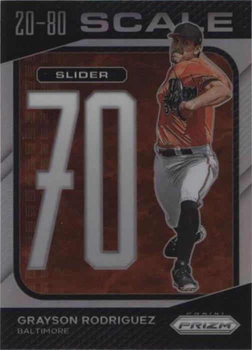 2023 Panini Prizm - 20-80 Scale Grayson Rodriguez #SC16 Silver Prizm ...