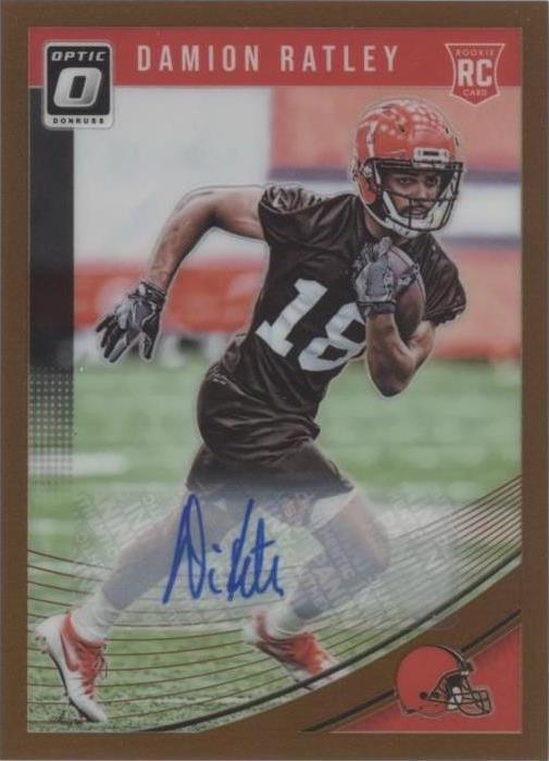 2018 Donruss Optic - Rookies Autographs Bronze #113 Damion Ratley (AU ...
