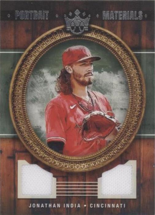 2022 Panini Diamond Kings - Portrait Materials Relics Jonathan India # ...