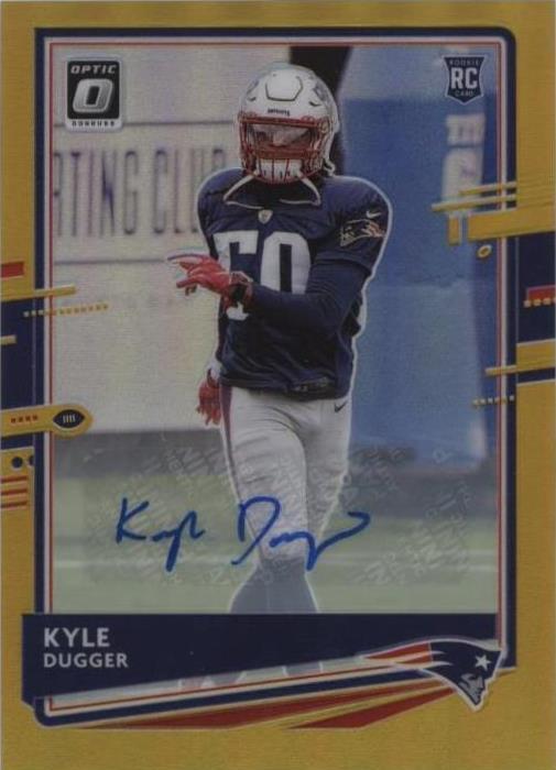 2020 Panini Donruss Optic - Rookies Kyle Dugger #140 Gold Prizm ...