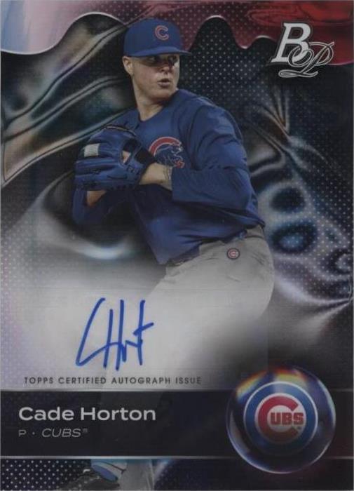 2023 Bowman Platinum - Top Prospects Autographs #TOP-27 Cade Horton (AU ...