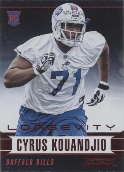 2014 Panini Rookies & Stars Longevity - Rookie Cyrus Kouandjio #124 ...