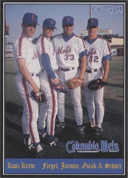 1992 Play II Columbia Mets - #30 Jason Jacome, Todd Fiegel, Bradley ...