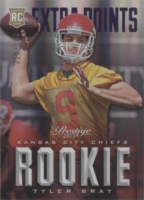 2013 Panini Prestige - Rookie Extra Points Purple #294 Tyler Bray /100 ...