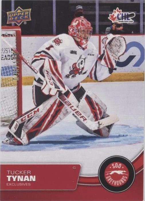 2021-22 Upper Deck CHL - Tucker Tynan #279 Exclusives /100 (RC) for ...