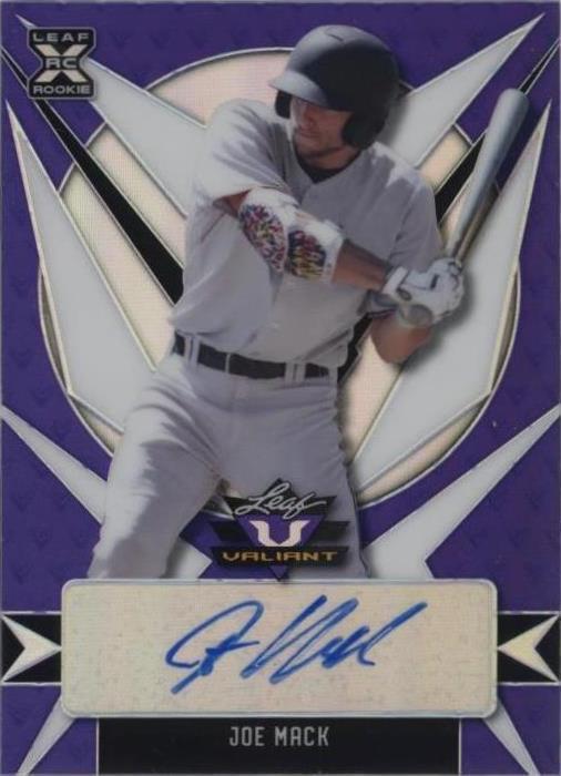 2021 Leaf Valiant - Joe Mack #BA-JM1 Purple /50 (AU, RC) for sale ...
