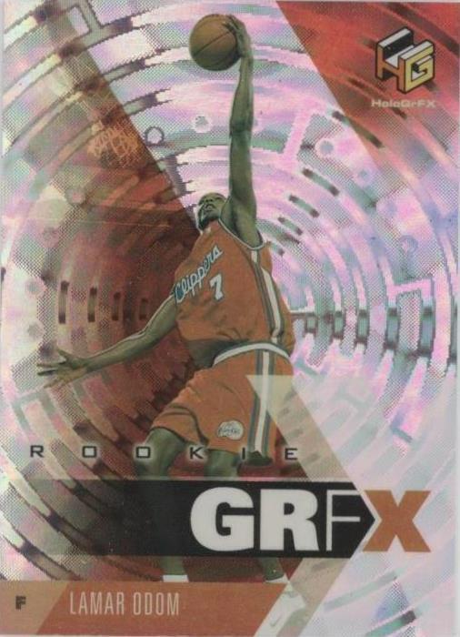 1999-00 Upper Deck HoloGrFX - Rookie GRFX Lamar Odom #62 (RC) for sale online | eBay