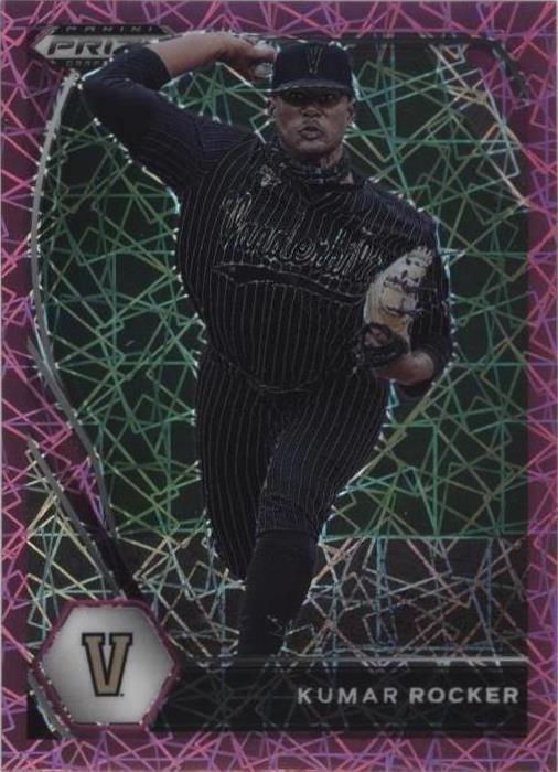 2021 Panini Prizm Draft Picks - Kumar Rocker #PDP10 Pink Velocity Prizm ...