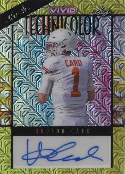 2024 Leaf Vivid - Technicolor Hudson Card #T-HC1 Yellow Mojo /10 (AU ...