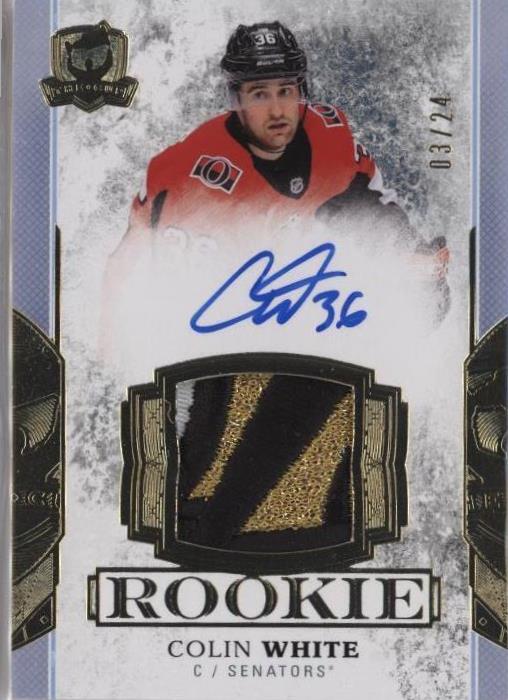 2017-18 Upper Deck The Cup - Rookie Patch Autograph Gold Foil #159 ...