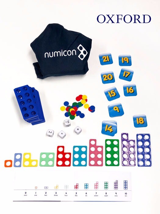 Oxford Numicon Home Learning Set With Bag Inc Dice, Cards & Counters Full Set Vgc | in ...