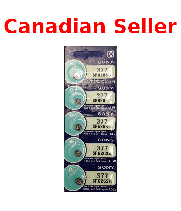 Купить Батарейки для часов Unbranded 5 SR626SW SR626 377 в интернет ...