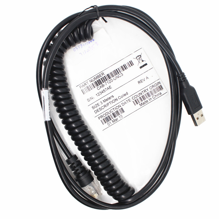 9FT Coiled USB Cable For Honeywell Metrologic MS7120 MS9540 MS9520 Reader 795508817303 | eBay