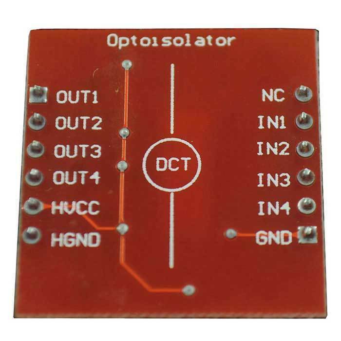 TLP281, 4 channel opto-isolator breakout for Arduino, optoisolator ...