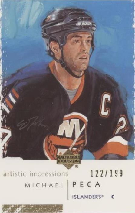 2002-03 Upper Deck Artistic Impressions - Gold #56 Michael Peca /199 ...