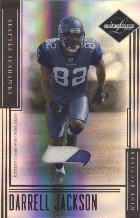 2006 Leaf Limited - Team Logo Material Prime #101 Darrell Jackson /30 ...