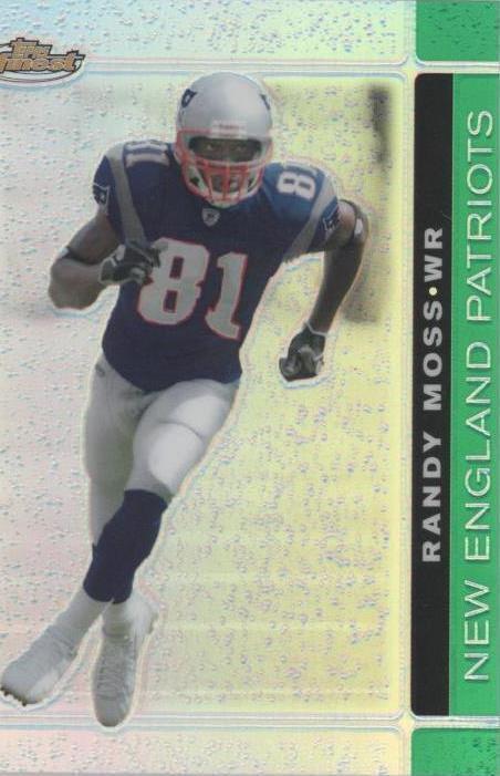 2007 Topps Finest - Randy Moss #78 Green Refractor /199 for sale online ...