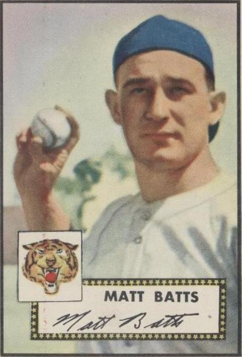 1952 Topps - #230 Matt Batts for sale online | eBay