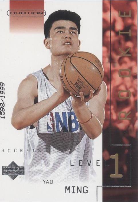 2002-03 Upper Deck Ovation - Level 1 Rookie Yao Ming #132 /1999 (RC ...