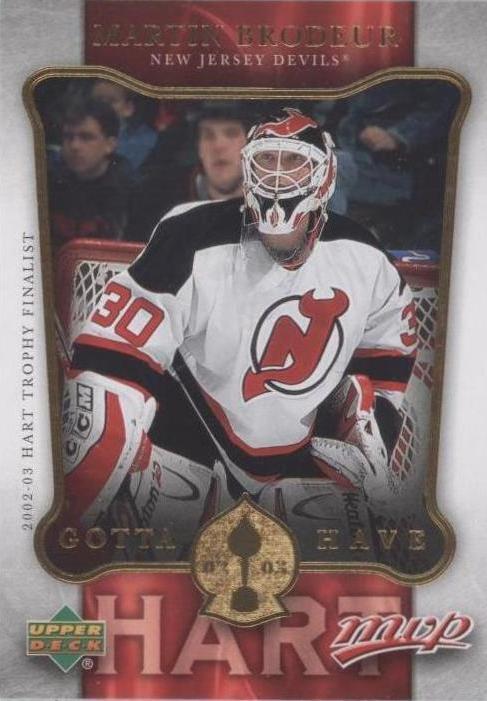 2006-07 Upper Deck MVP - Gotta Have Hart Martin Brodeur #HH16 for sale ...