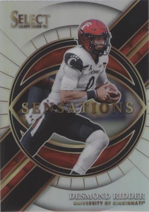 2022 Panini Select Draft Picks - Sensations Desmond Ridder #SEDR Silver ...