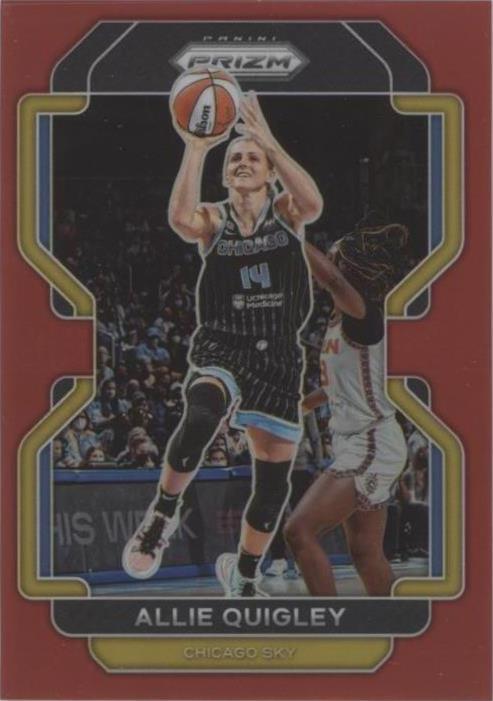 2022 Panini Prizm WNBA - Red Prizm #59 Allie Quigley /199 for sale ...