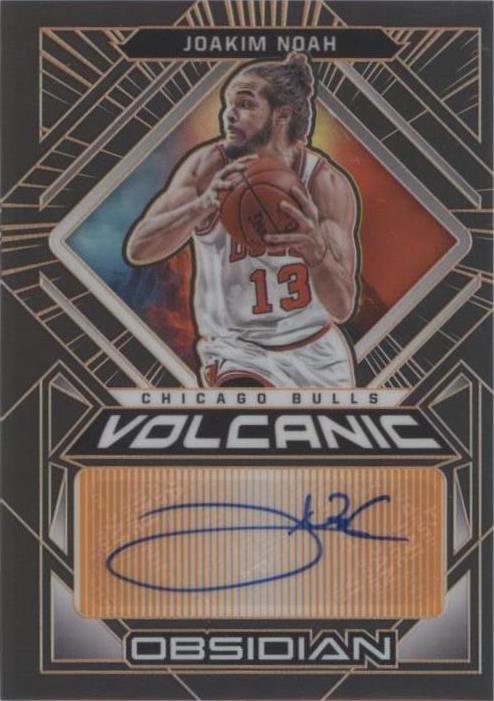 2020-21 Panini Obsidian - Volcanic Signatures Electric Etch Orange #VOL ...
