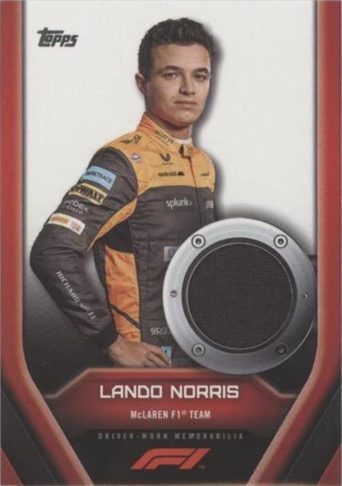 2022 Topps Formula 1 - F1 Relics Lando Norris #F1RL-LNI (MEM) for sale ...