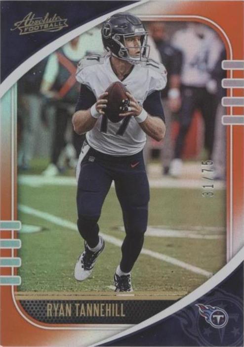 2020 Panini Absolute - Ryan Tannehill #88 Spectrum Orange /75 for sale ...