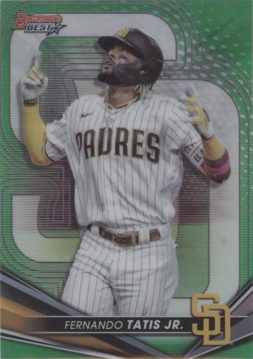 2022 Bowman's Best - Green Refractor #18 Fernando Tatís Jr. /99 for ...
