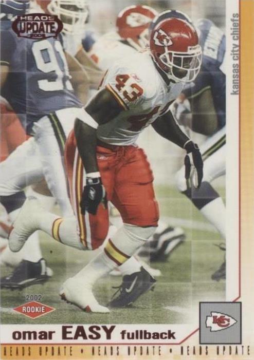 2002 Pacific Heads Update - Red #88 Omar Easy (RC) for sale online | eBay