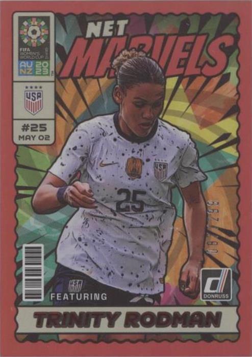 2023 Panini Donruss FIFA Women's World Cup - Net Marvels Orange #25 ...