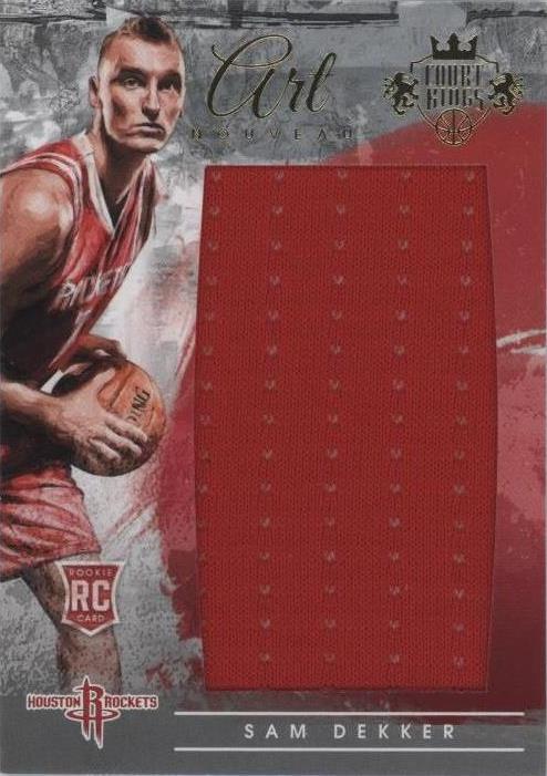 2015-16 Panini Court Kings - Art Nouveau Jerseys #18 Sam Dekker /299 ...
