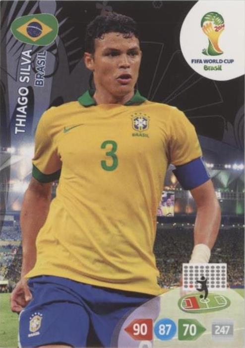 2014 Panini Adrenalyn XL FIFA World Cup Brazil - Thiago Silva for sale online | eBay
