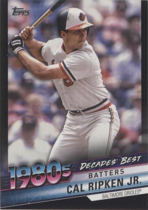 2020 Topps - Decades Best Batters Black #DB-44 Cal Ripken /299 for sale ...