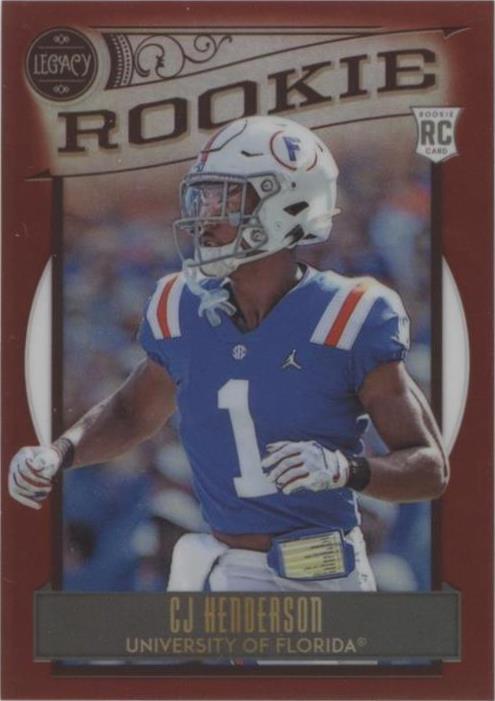 2020 Panini Legacy - Rookies Premium Edition Ruby #164 CJ Henderson /50 ...